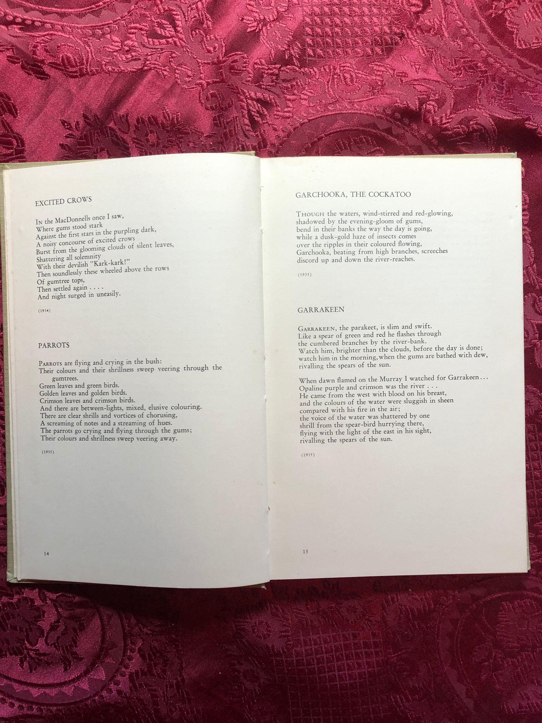 Rex Ingamells, A Book of Selected Poems, Rare 1st Edition 1944 ...