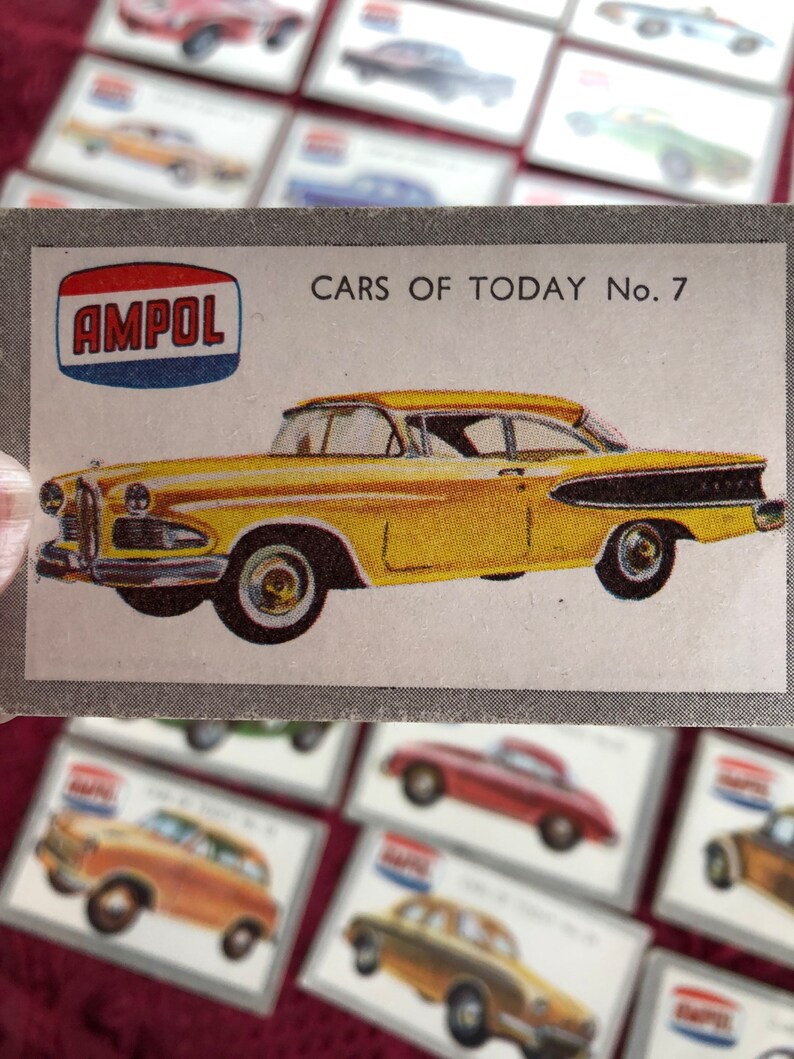 Ampol Cars of Today 1957 Set of 30 Collector Cards Vintage - Etsy