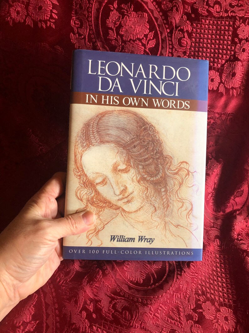 Leonardo Da Vinci in His Own Words A Book by William Wray - Etsy