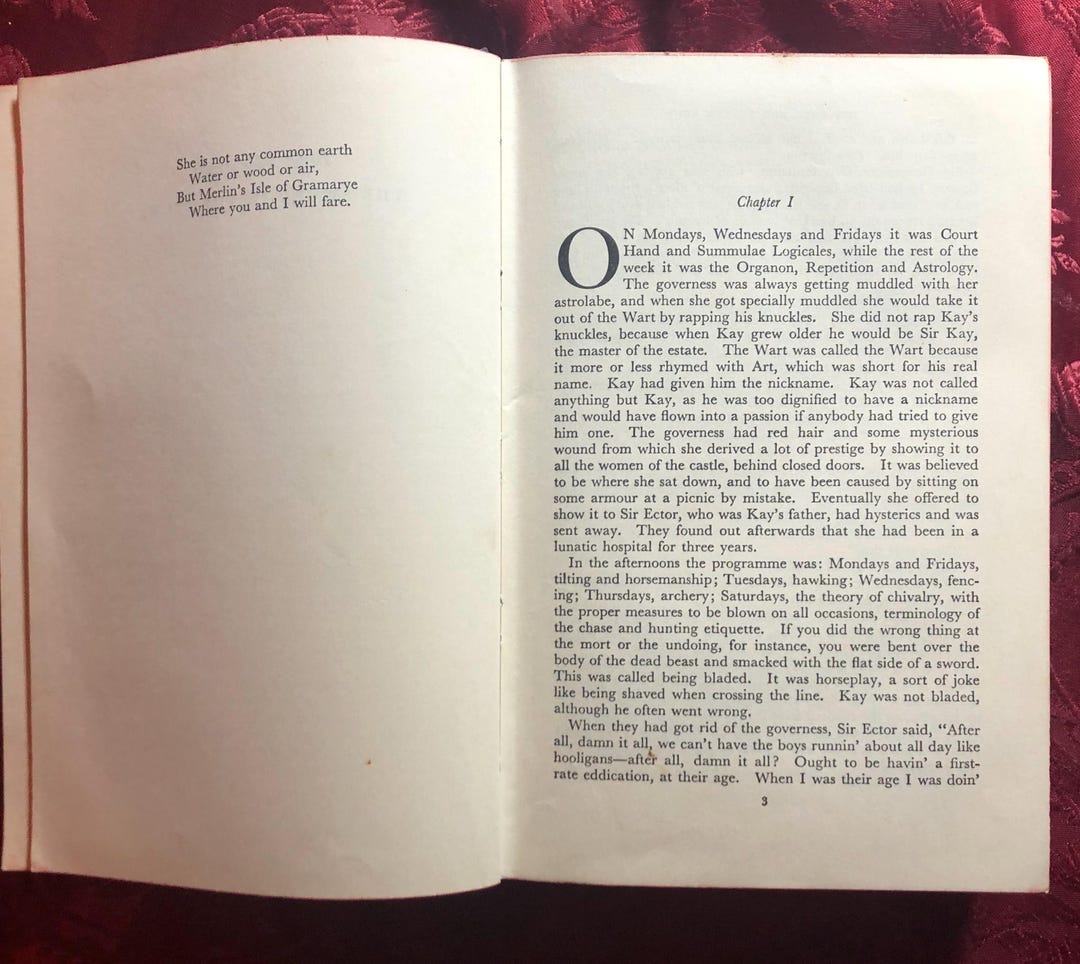 The Once and Future King, A Book by T. H. White, Arthurian Legend ...