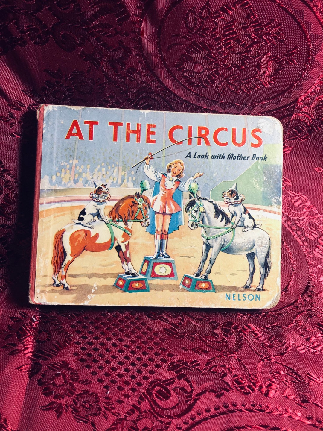 At the Circus, A Look-with-mother Book, Children’s Picture Book, Circus ...