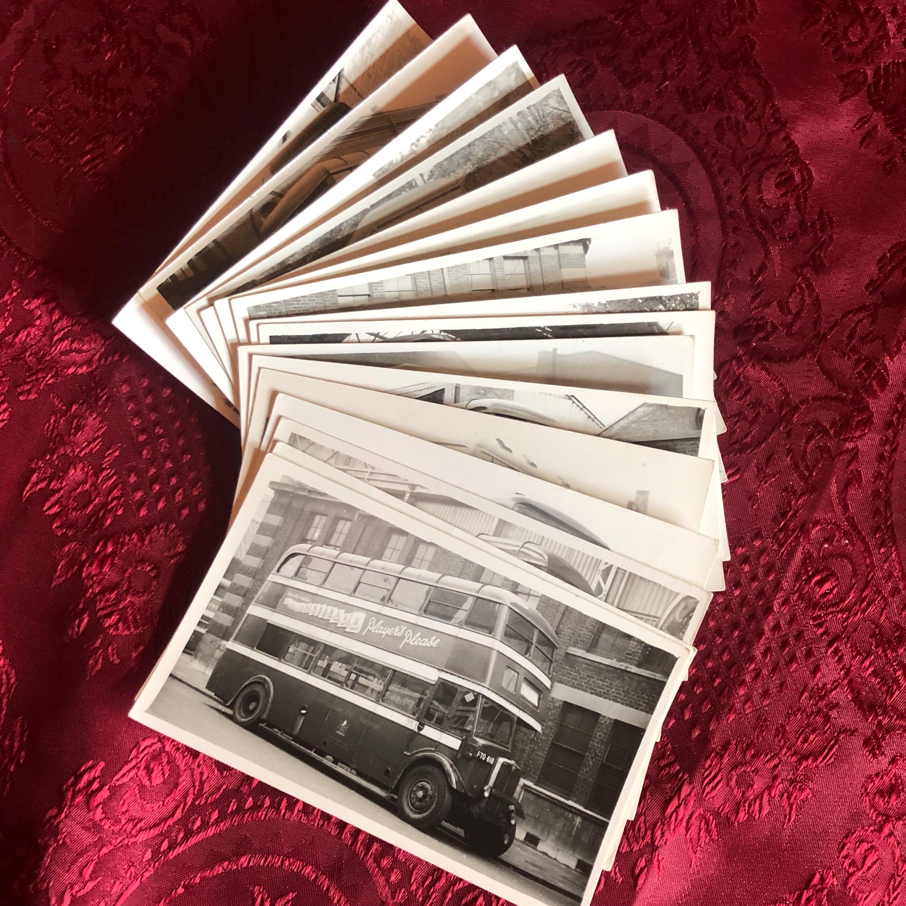 British Buses, 16 Rare Vintage Postcards, Unusual Historic City ...