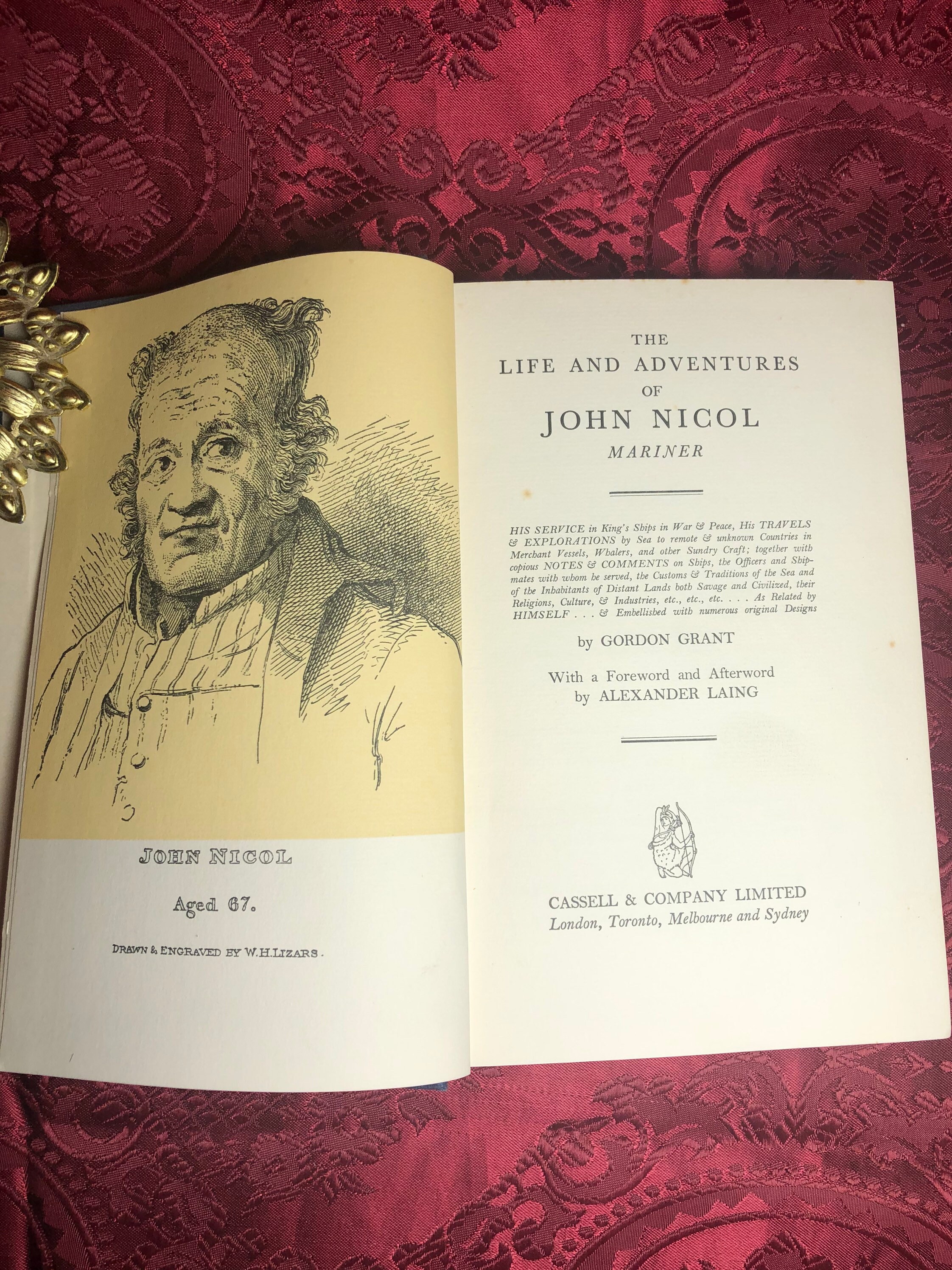 The Life And Adventures Of John Nicol - Mariner, A Book By Gordon Grant ...