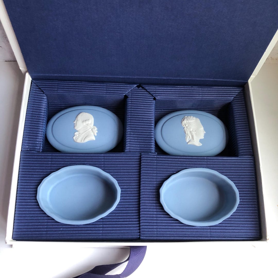 Wedgwood Jasperware, Deluxe, Boxed Limited Edition, Sarah and Josiah ...