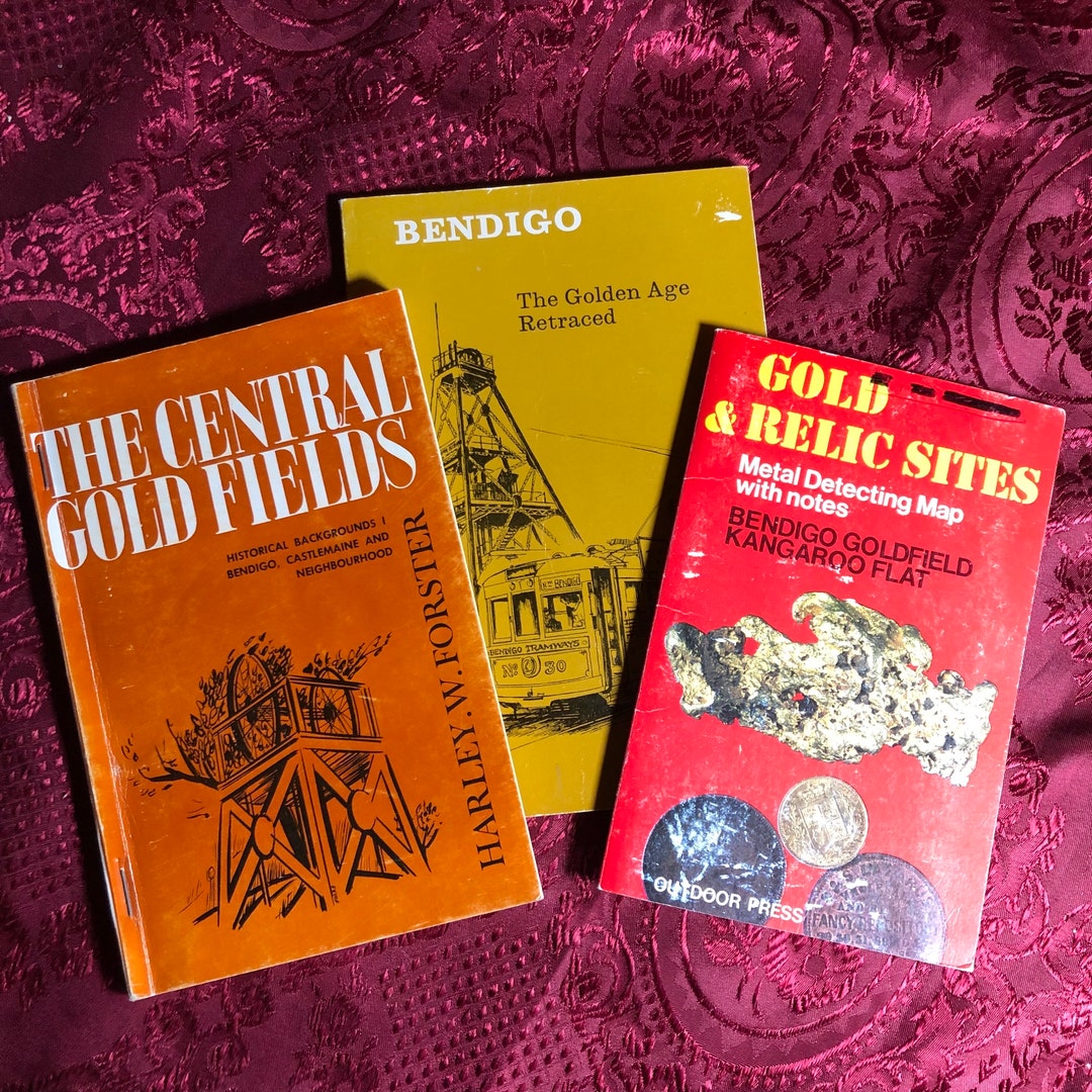 Gold & Relic Sites - Metal Detecting Map, Plus 2 Books About the ...