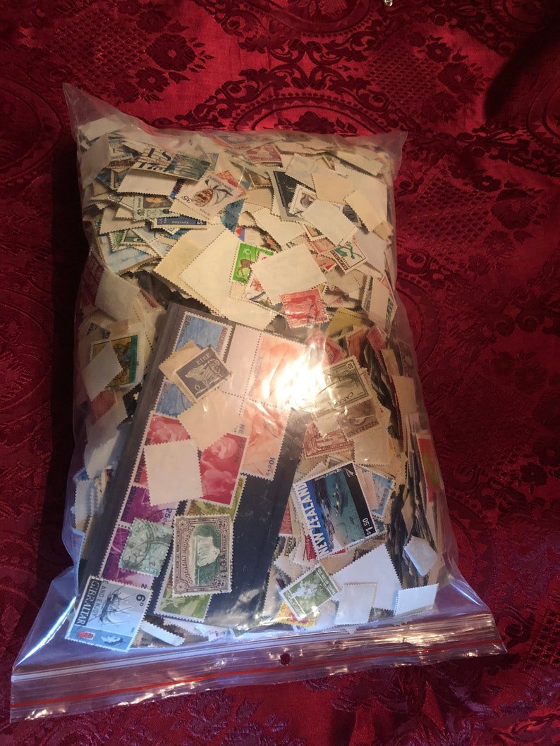 Stamps Galore! A Mountain of Postage Stamps for Sale in 2 Pound ...