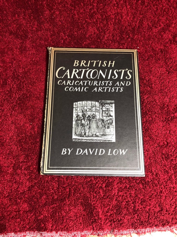 Vintage Book British Cartoonists Caricaturists and Comic | Etsy