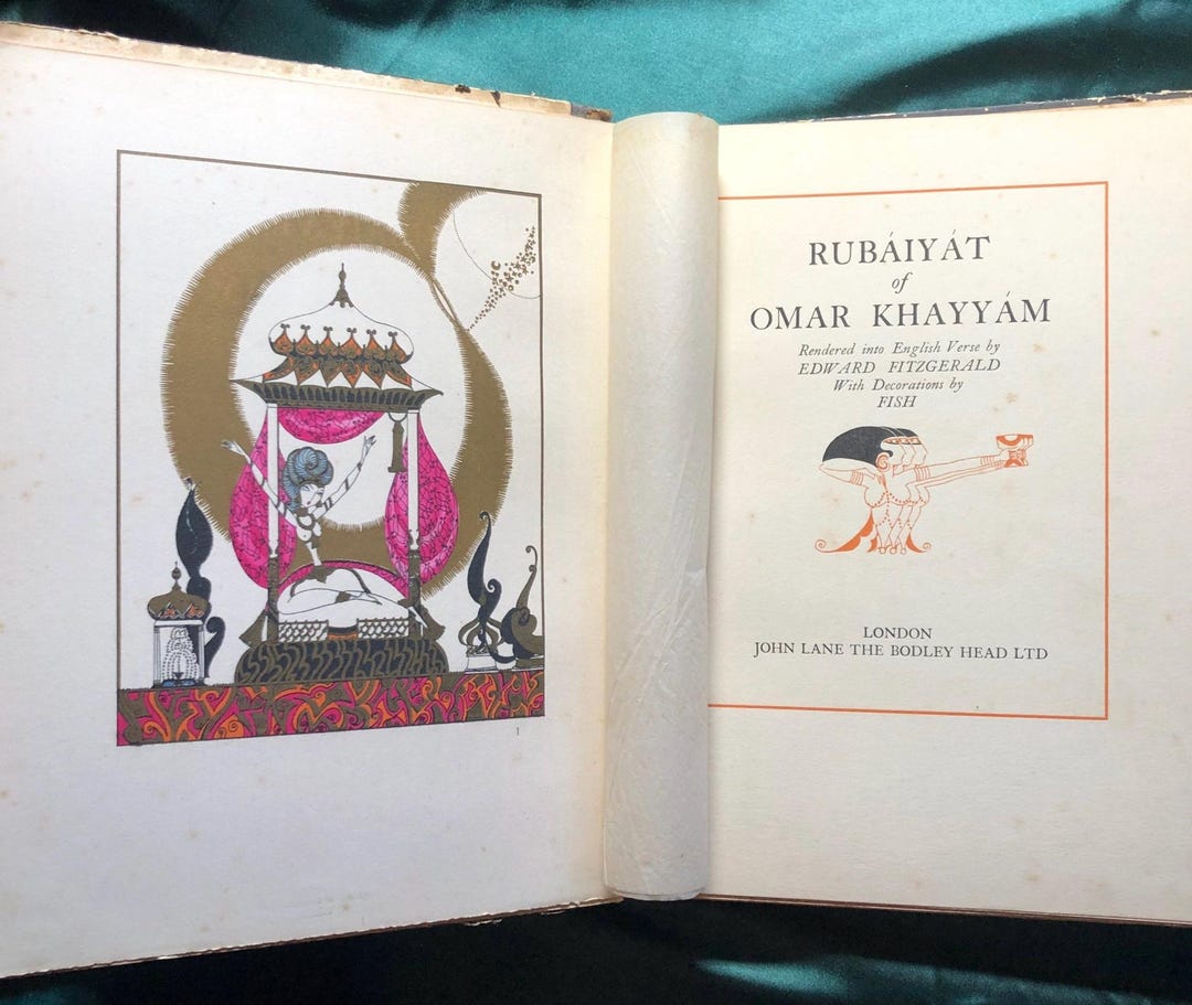 Rubaiyat of Omar Khayyam, Rendered Into English Verse by Edward ...