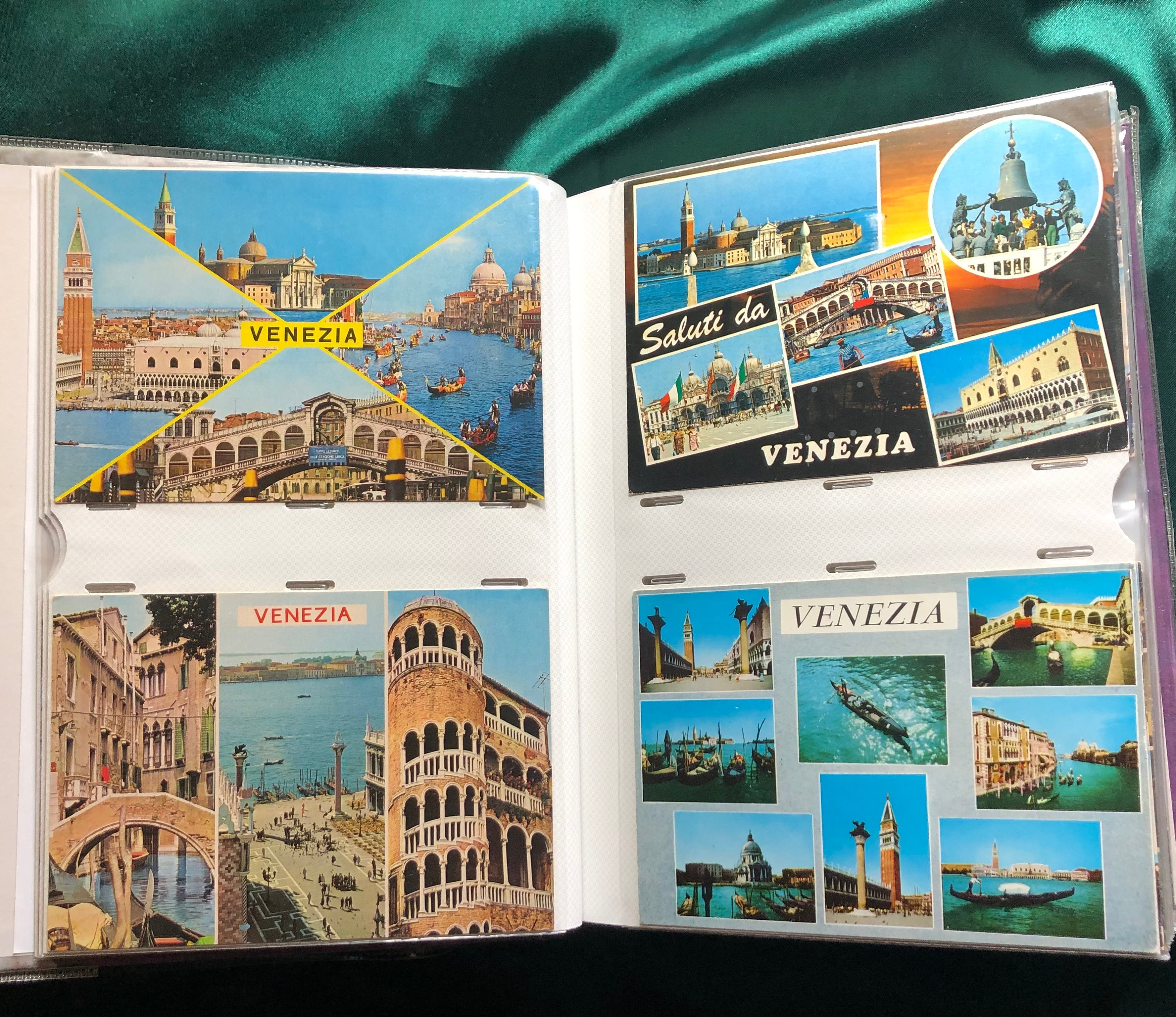 Venice, Postcard Album, 200 Vintage Tourist Postcards of Venice, Italy ...