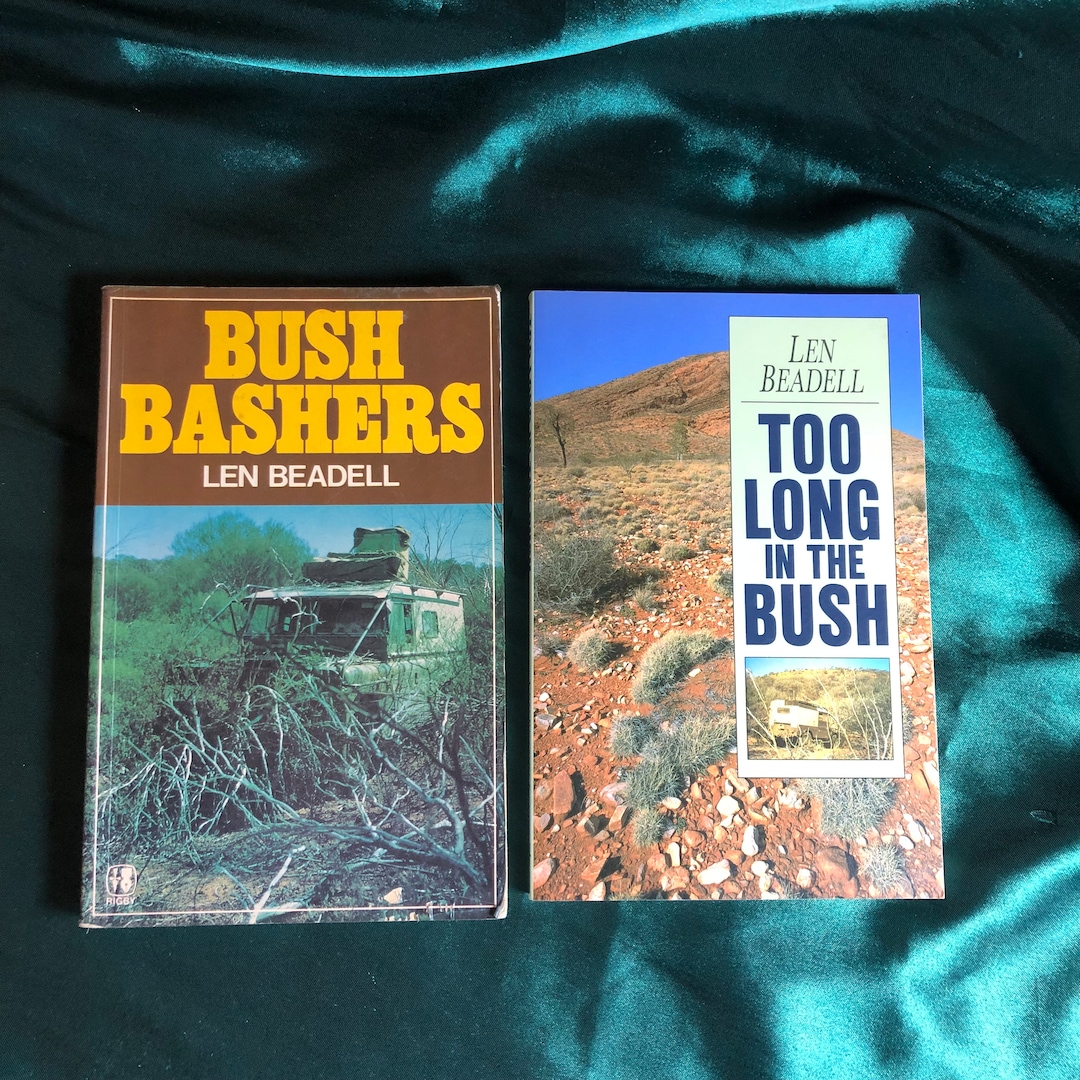 Bush Bashers, Plus Too Long in the Bush, 2 Books by Len Beadell ...