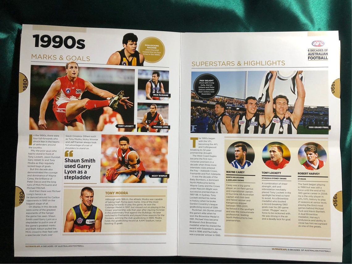 Ultimate AFL, 6 Decades of Australian Football, Past Glories, Future ...