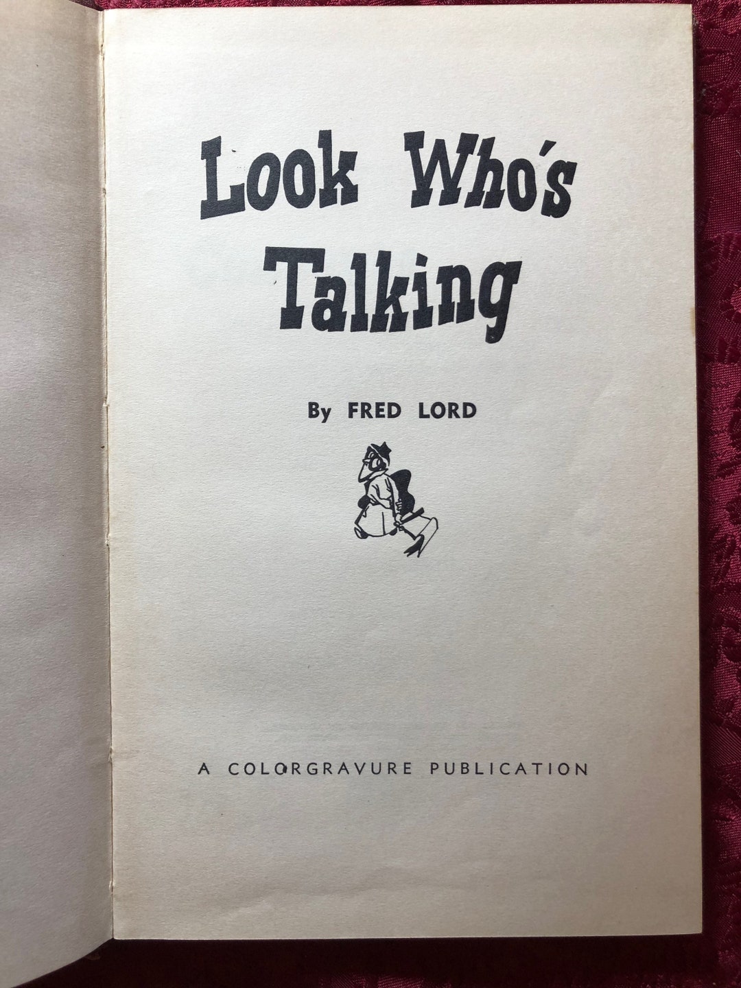 Look Who’s Talking, A Book by Fred Lord, Vintage Animal Stories ...