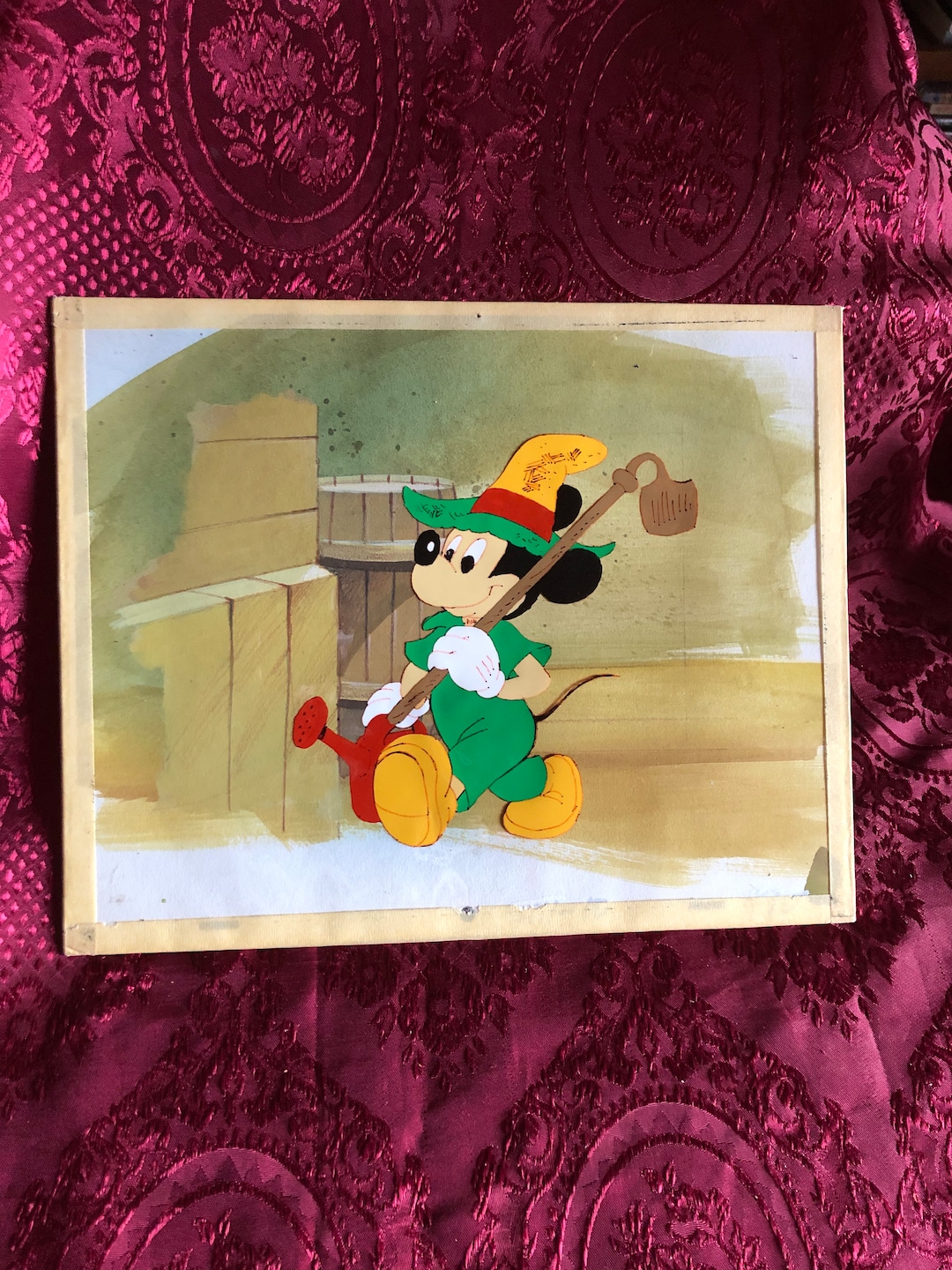 Walt Disney's Mickey Mouse Animation Cel Artwork, Cartoon History ...
