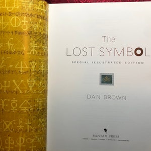 Dan Brown, the Lost Symbol, Deluxe Illustrated Edition, Author of Da ...