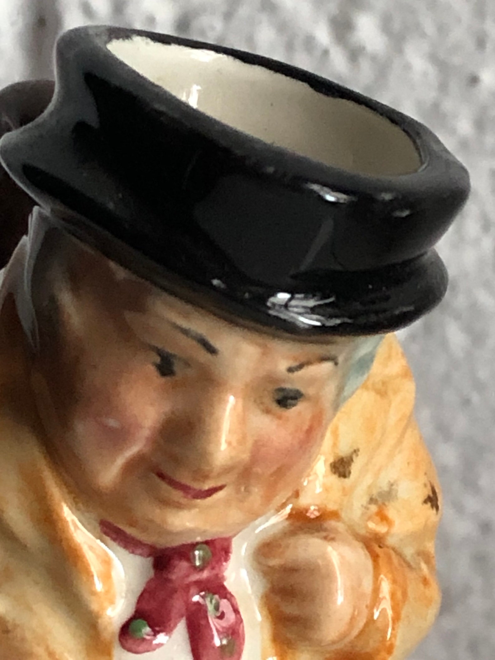 Vintage Mini Toby Jug, Artone England, Hand Painted,seated Old Man ...