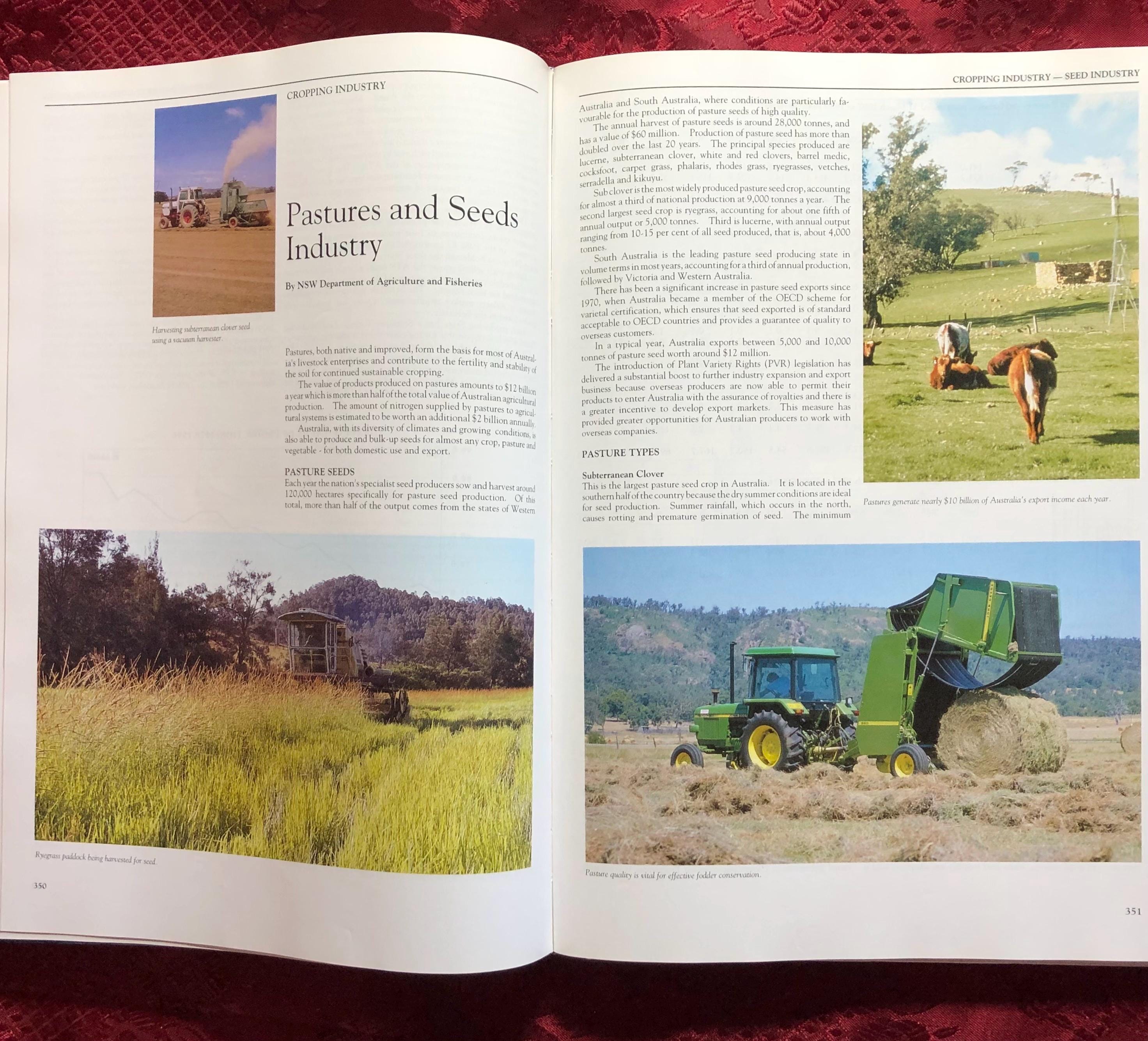 Australian Agriculture the Complete Reference on Rural Industry ...