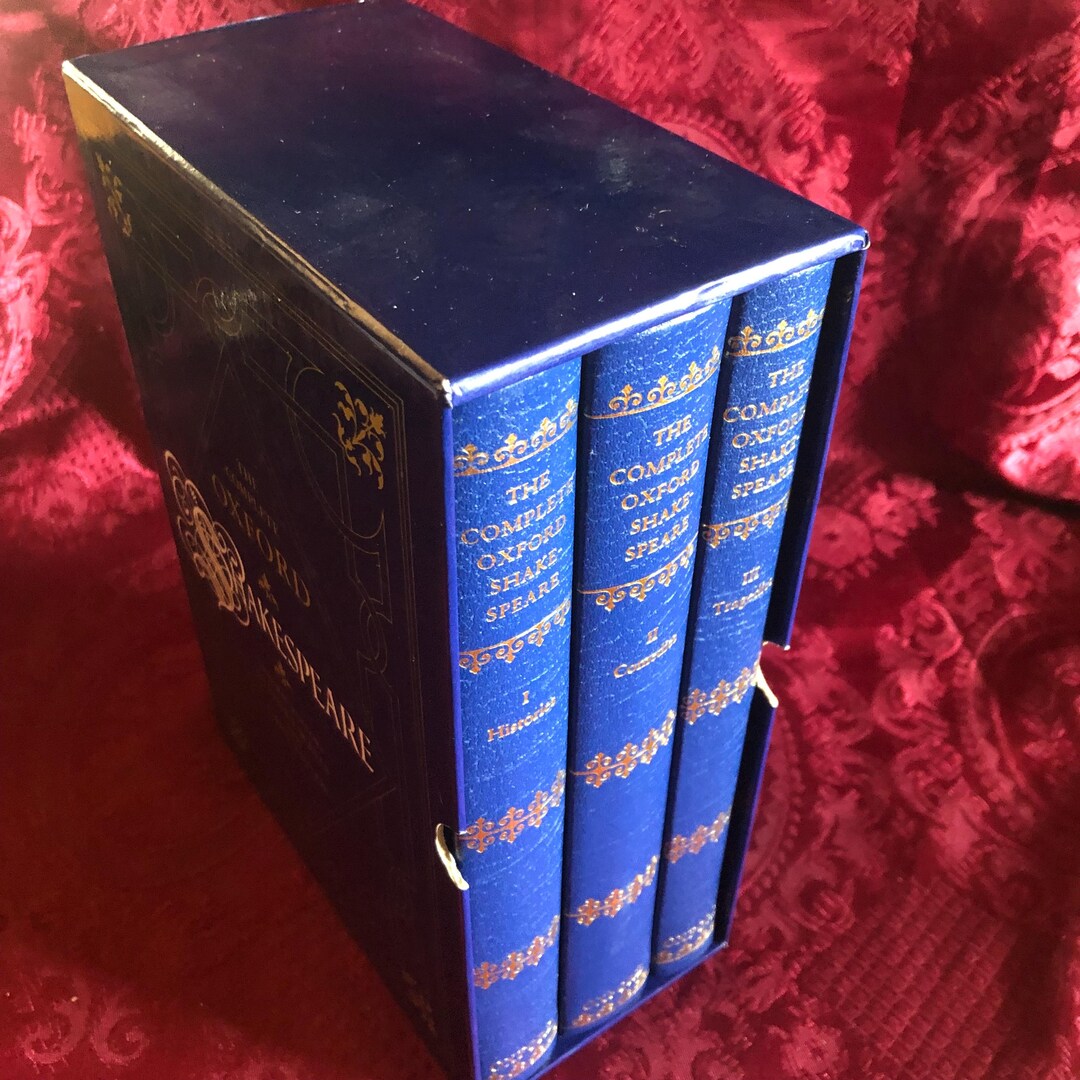 The Complete Oxford Shakespeare, Deluxe 3 Volume Boxed Edition, Quality ...