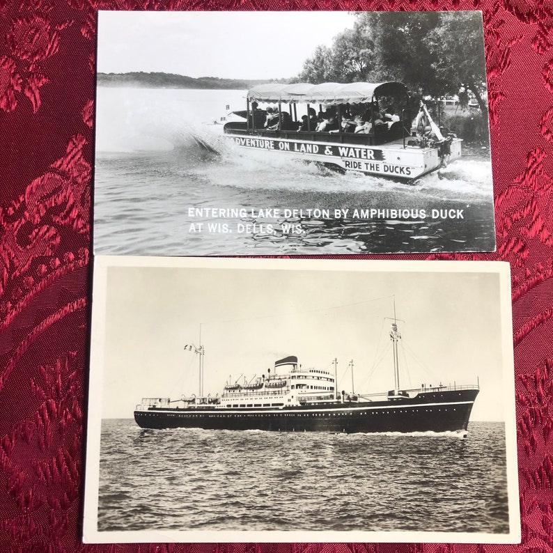 Ten Old Picture Postcards, Ships of the World, Genuine Real Photo ...