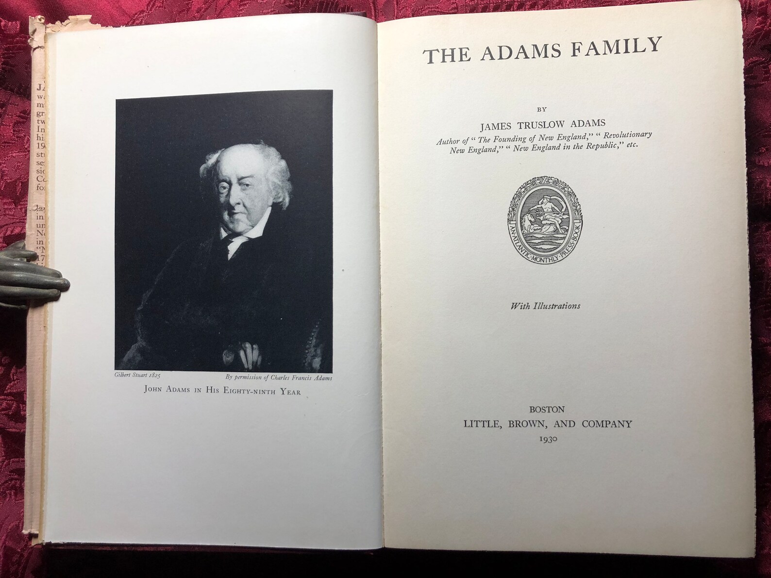 The Adams Family, Biography by James Truslow Adams, American History ...