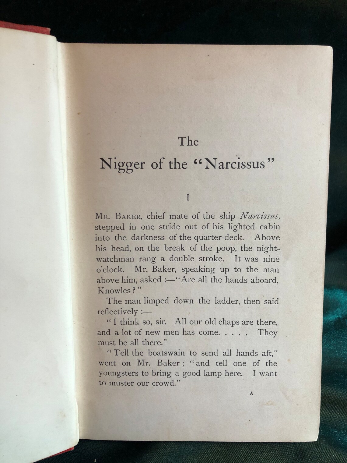 The Nicger of the Narcissus, A Book by Joseph Conrad, Famous English ...