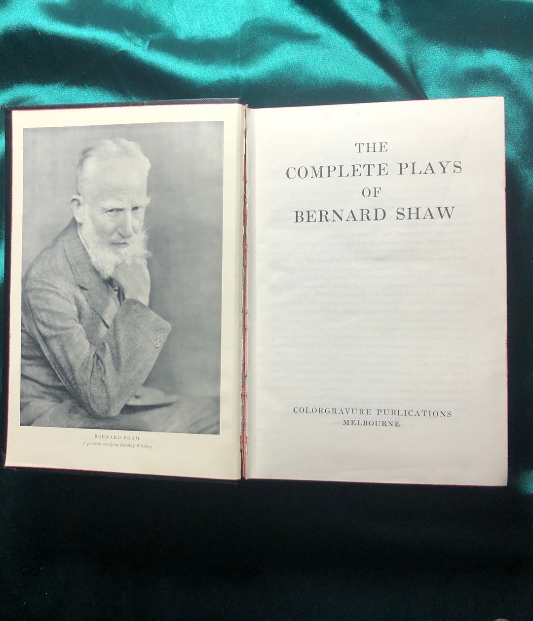 The Complete Plays of Bernard Shaw (circa 1950), Colorgravure ...