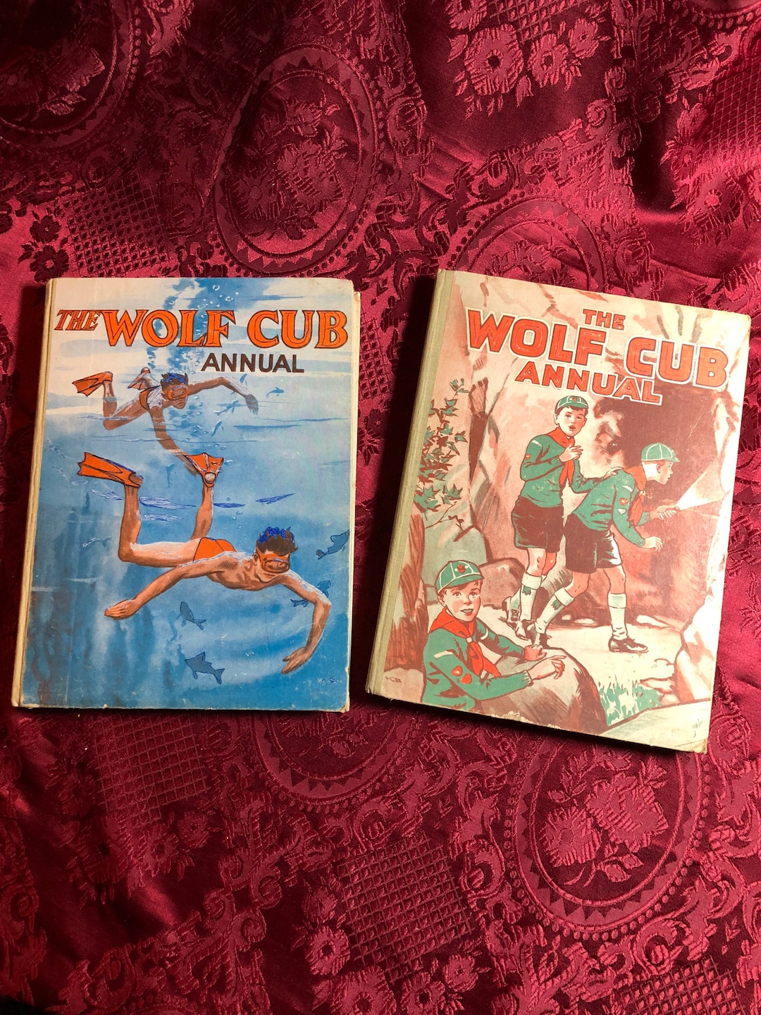 The Wolf Cub Annual - 1957 & 1958, Two Books, Boy Scouts, British Youth ...