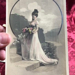 Antique Glamour Postcards, Circa 1910, Set of 6 Lovely Ladies From the ...