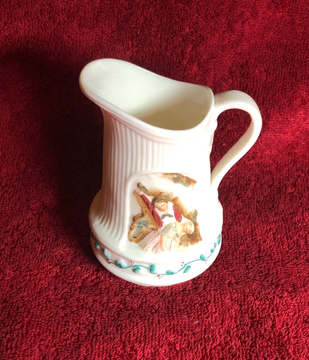 Porcelain Jug, Man and Woman Figures, Classic Design. - Etsy