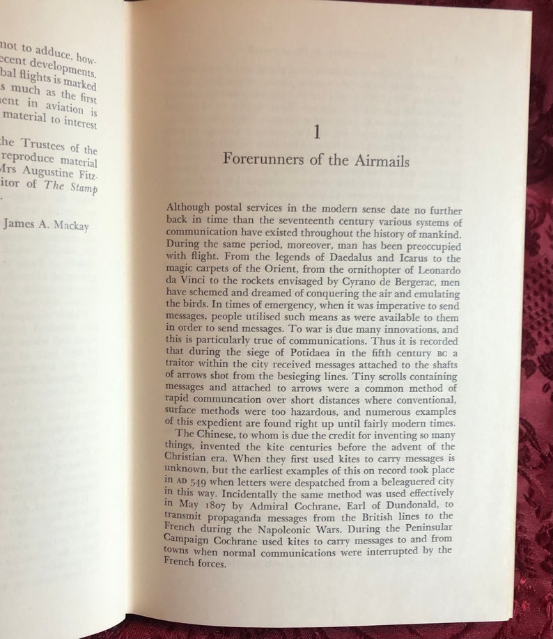 Airmails 1870-1970, A Book by James Mackay, Stamp Collecting, Philately ...