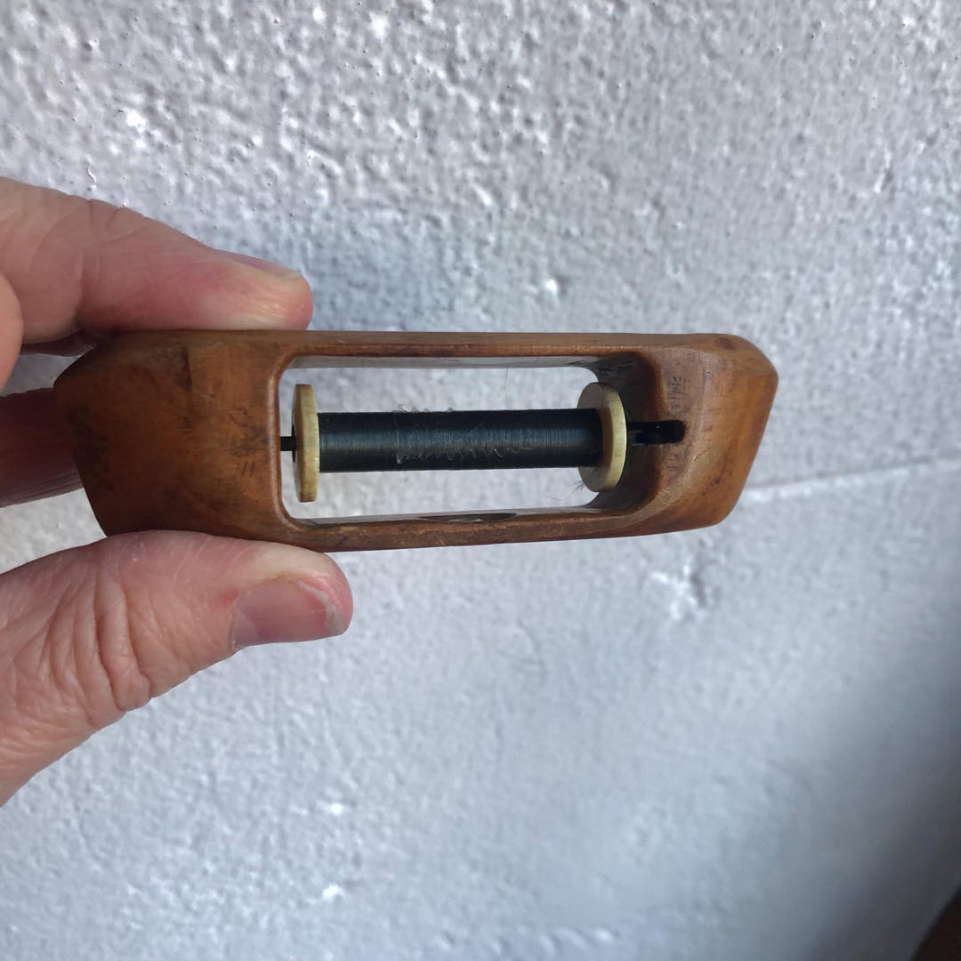 Rare Antique Japanese Bobbin Holder or Silk Winder, Carved Timber ...