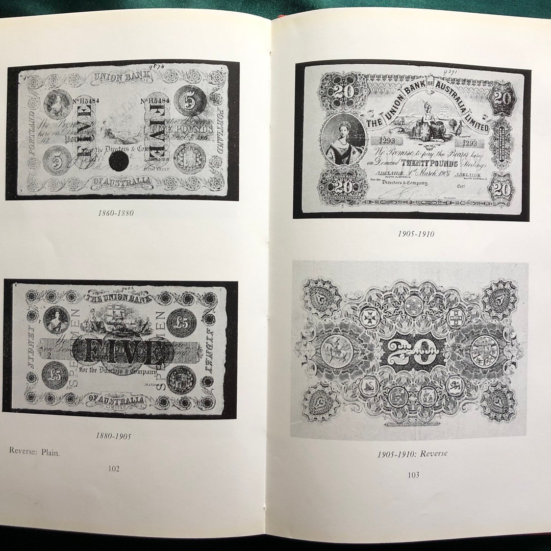 Australian Bank Notes 1817 - 1963, A Book by Geoffrey William Tomlinson ...