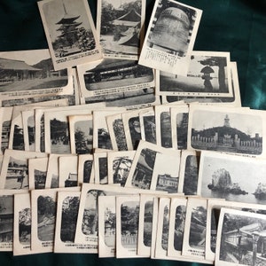 Rare Set of 50 Different Antique Postcards of Old Japan, Circa 1910 ...