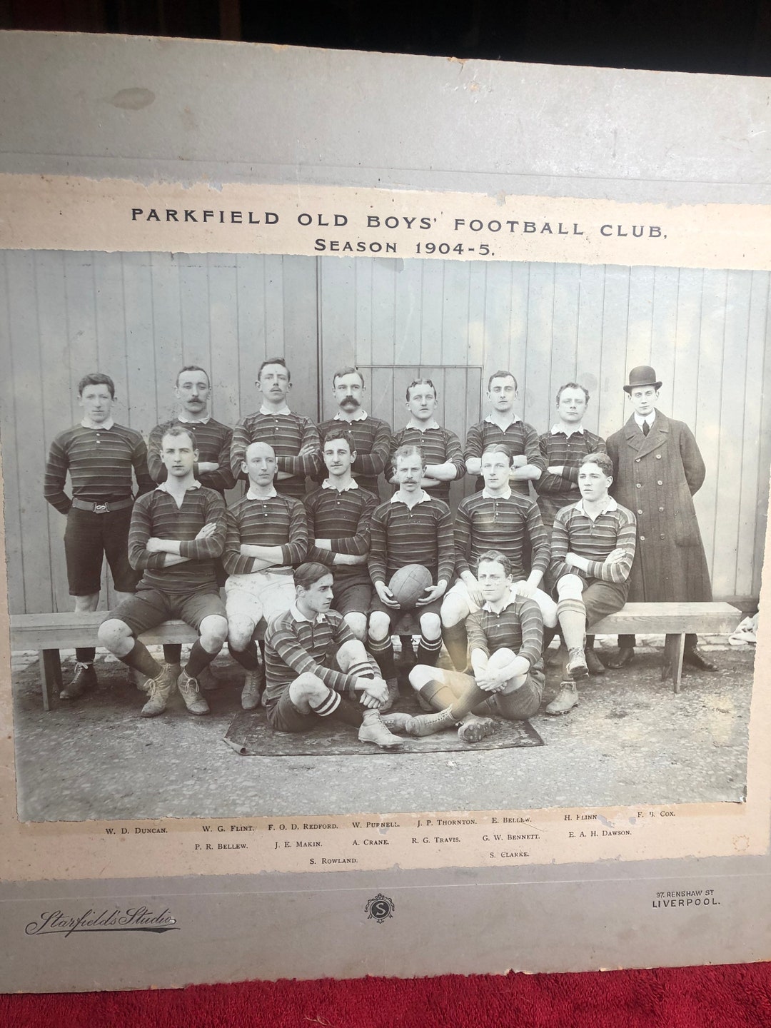 Antique Football Team Photograph, - Etsy