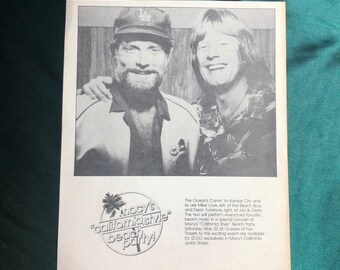 Beach Boys Memorabilia - Etsy