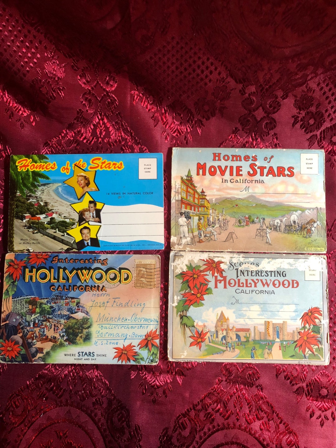 Three Vintage Souvenir Fold Out Photographic Booklets, History of ...