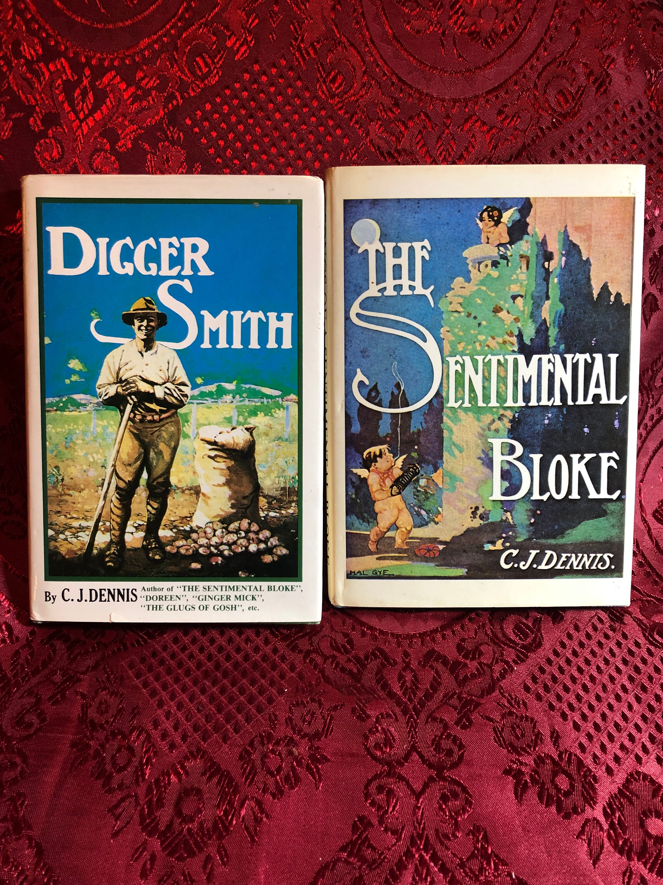 Two Australian Classic Books by C.J. Dennis, Digger Smith & the ...