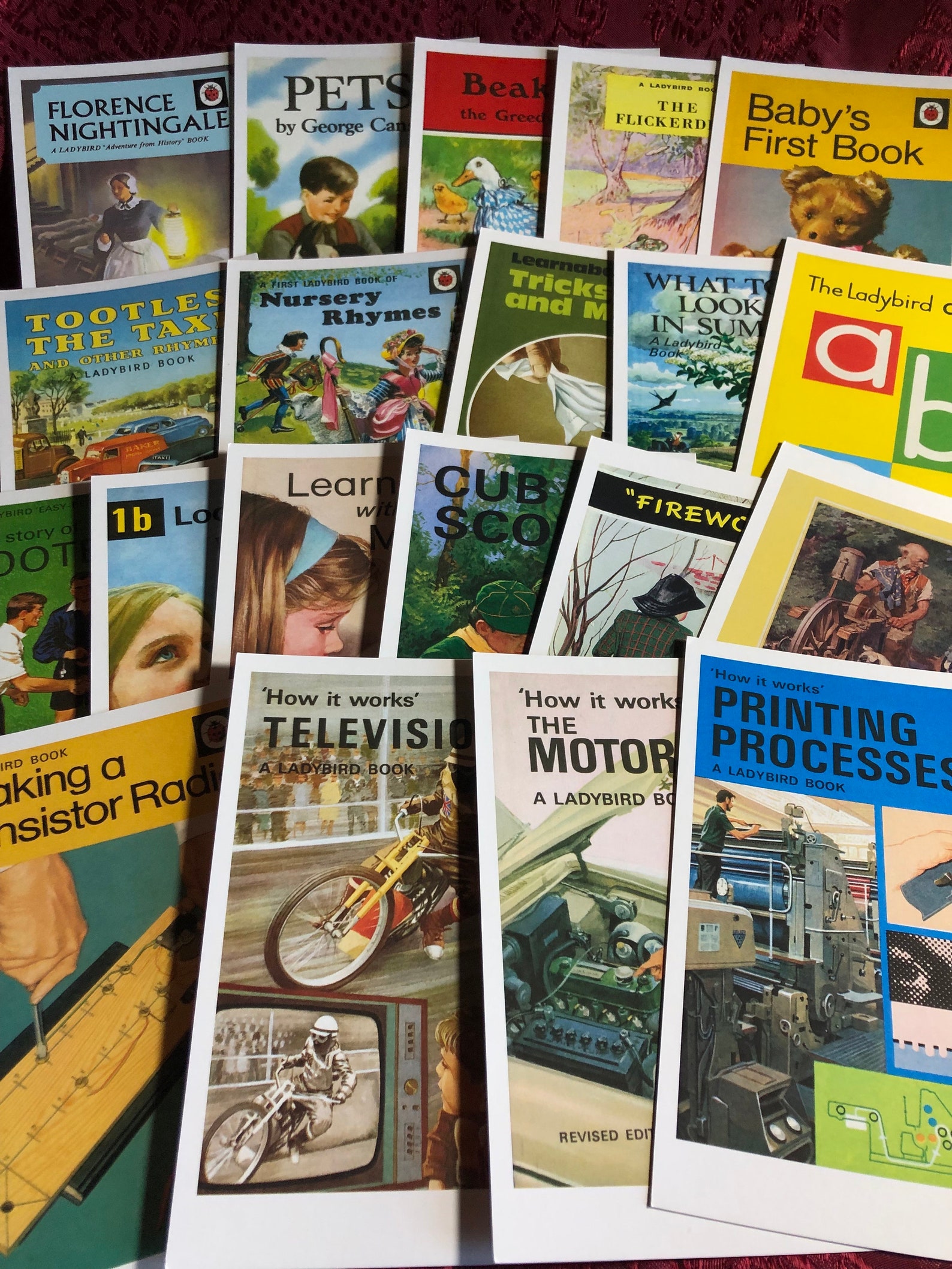 Ladybird Book Cover Postcards, 56 Cards Featuring the Book Covers of ...