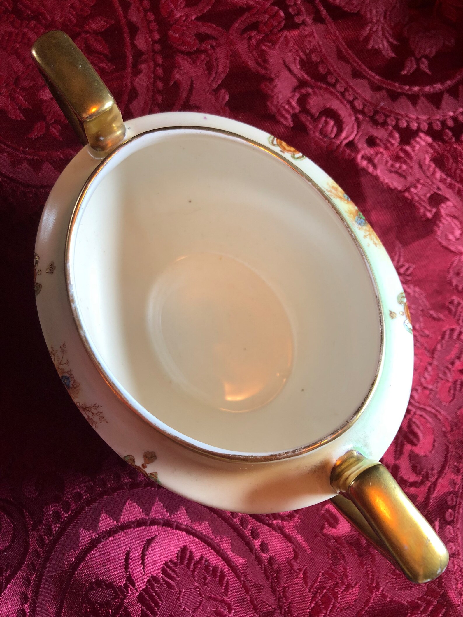 Antique Sugar Bowl, Queen Anne, Made by Devon Ware, Stoke on Trent ...