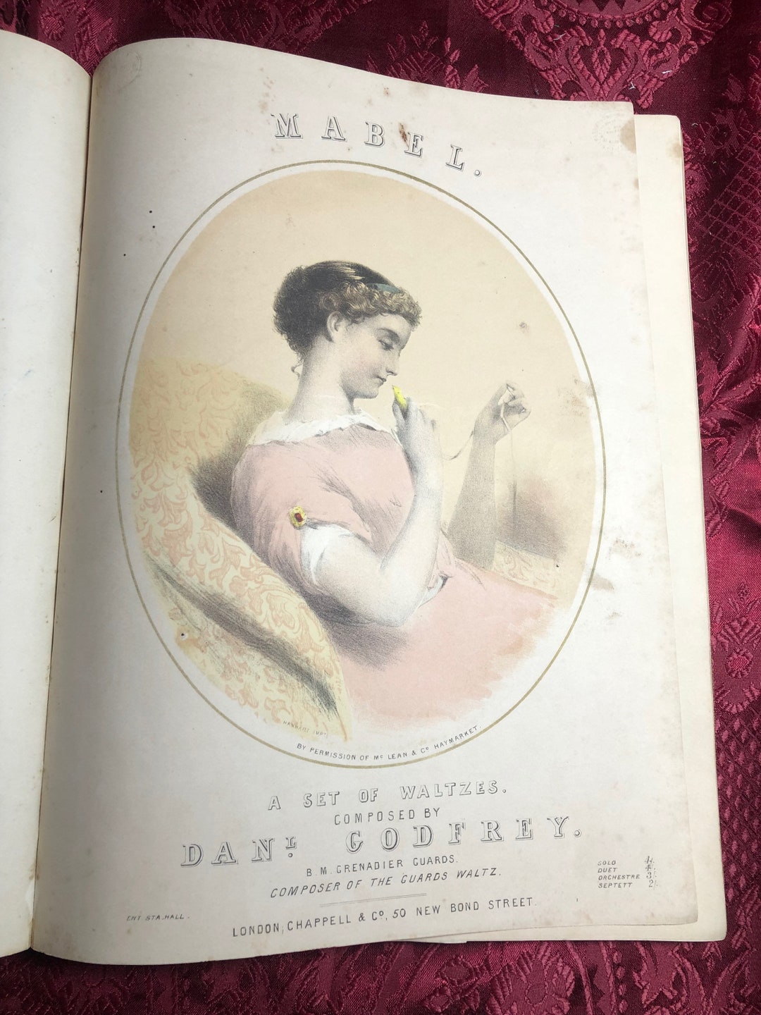 Antique Music Compendium, Sheet Music of the Classics, Circa 1870’s ...