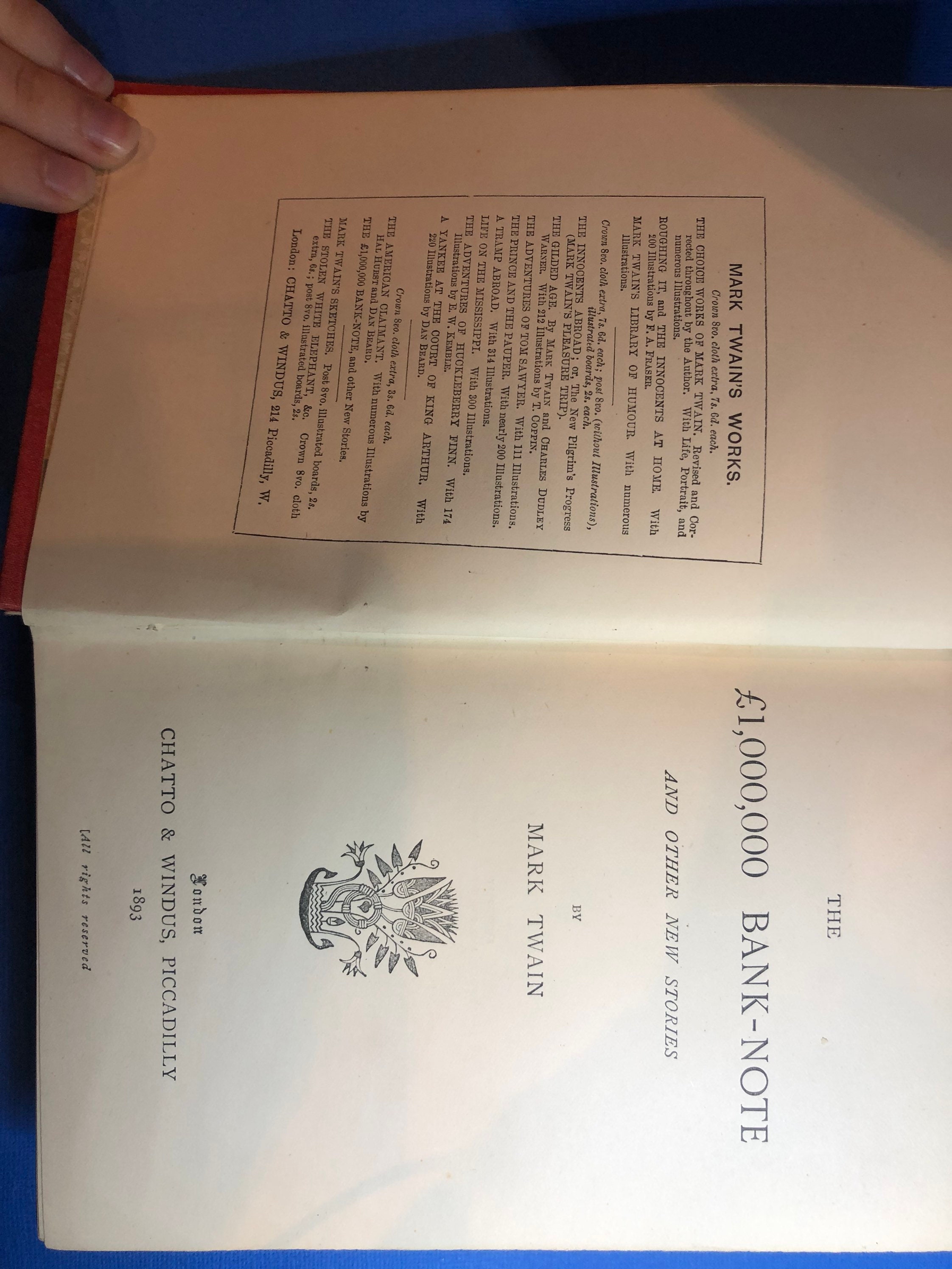 The 1,000,000 Pound Bank Note Book - Etsy