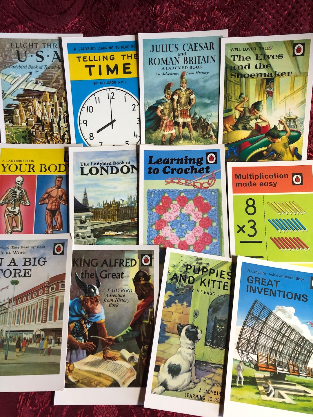 Ladybird Book Cover Postcards, 56 Cards Featuring the Book Covers of ...