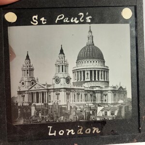 Set of Antique Glass Lantern Slides, 19th Century London Scenes, Early ...