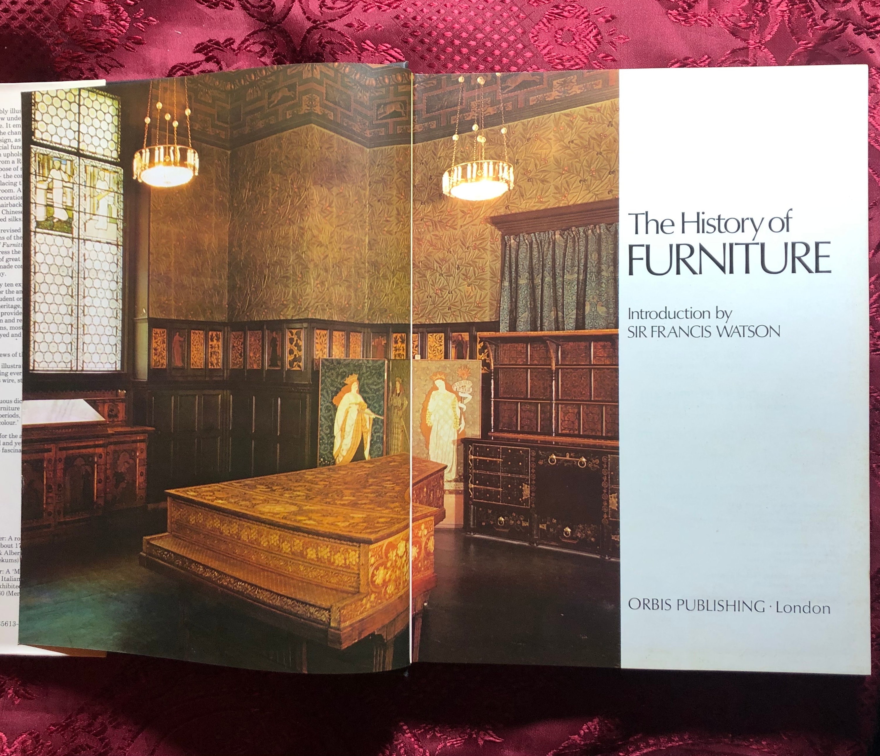 The History of Furniture, A Book Introduced by Sir Francis Watson ...
