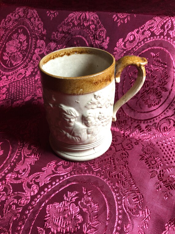 Antique Beer Tankard Large Drinking Vessel Tavern Ware Made - Etsy