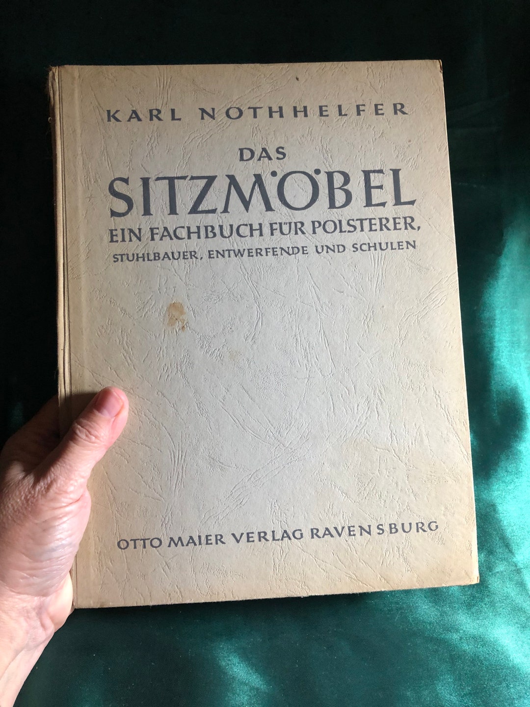 Das Sitzmobel (seating Furniture), Rare German Language Book by Karl ...