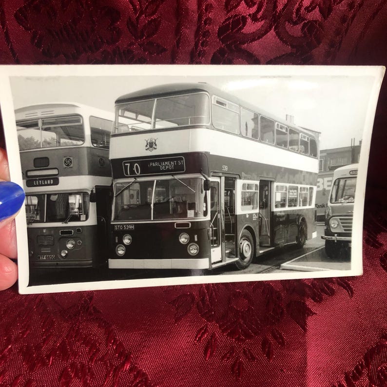 British Buses, 16 Rare Vintage Postcards, Unusual Historic City ...