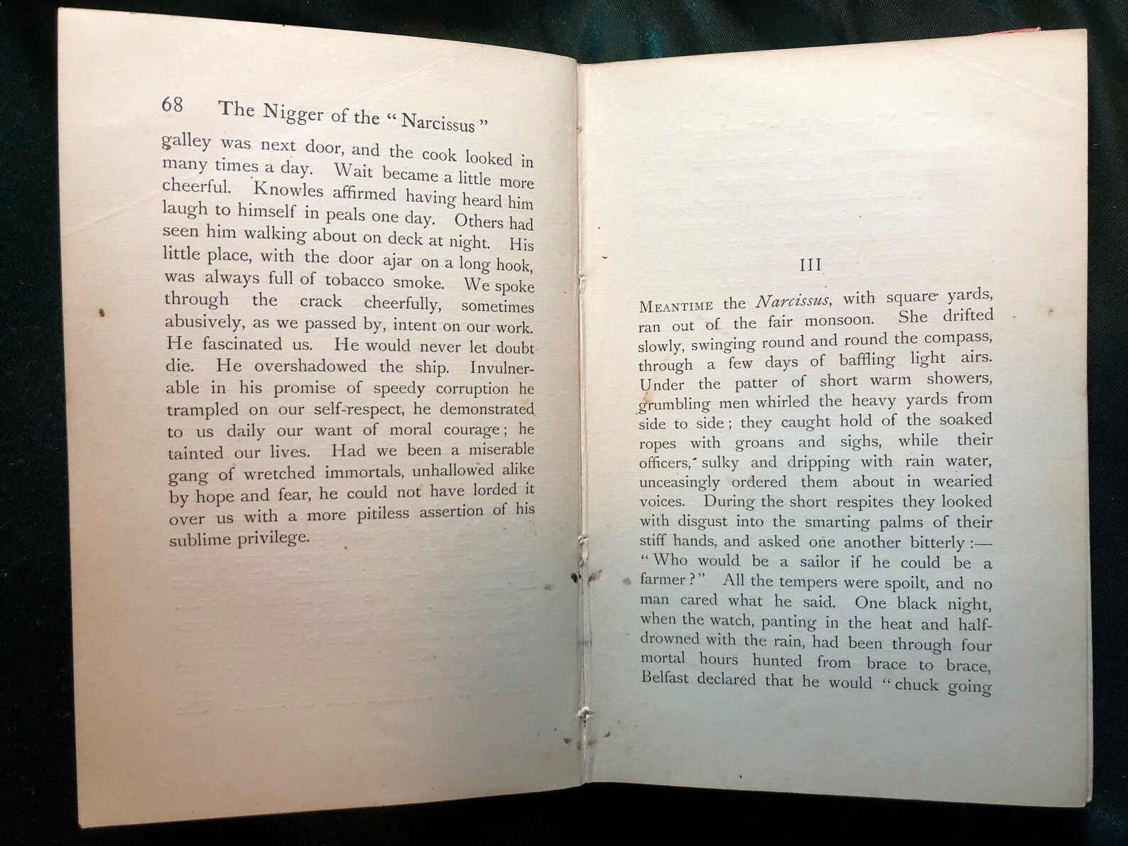 The Nicger of the Narcissus, A Book by Joseph Conrad, Famous English ...