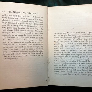 The Nicger of the Narcissus, A Book by Joseph Conrad, Famous English ...