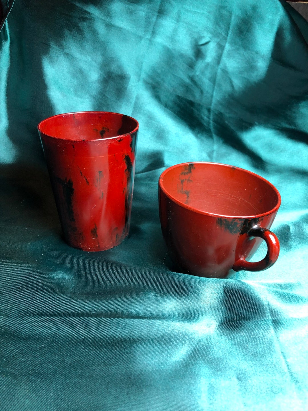 Vintage Australian Nally Ware Beaker and Cup, Art Deco, Bakelite ...