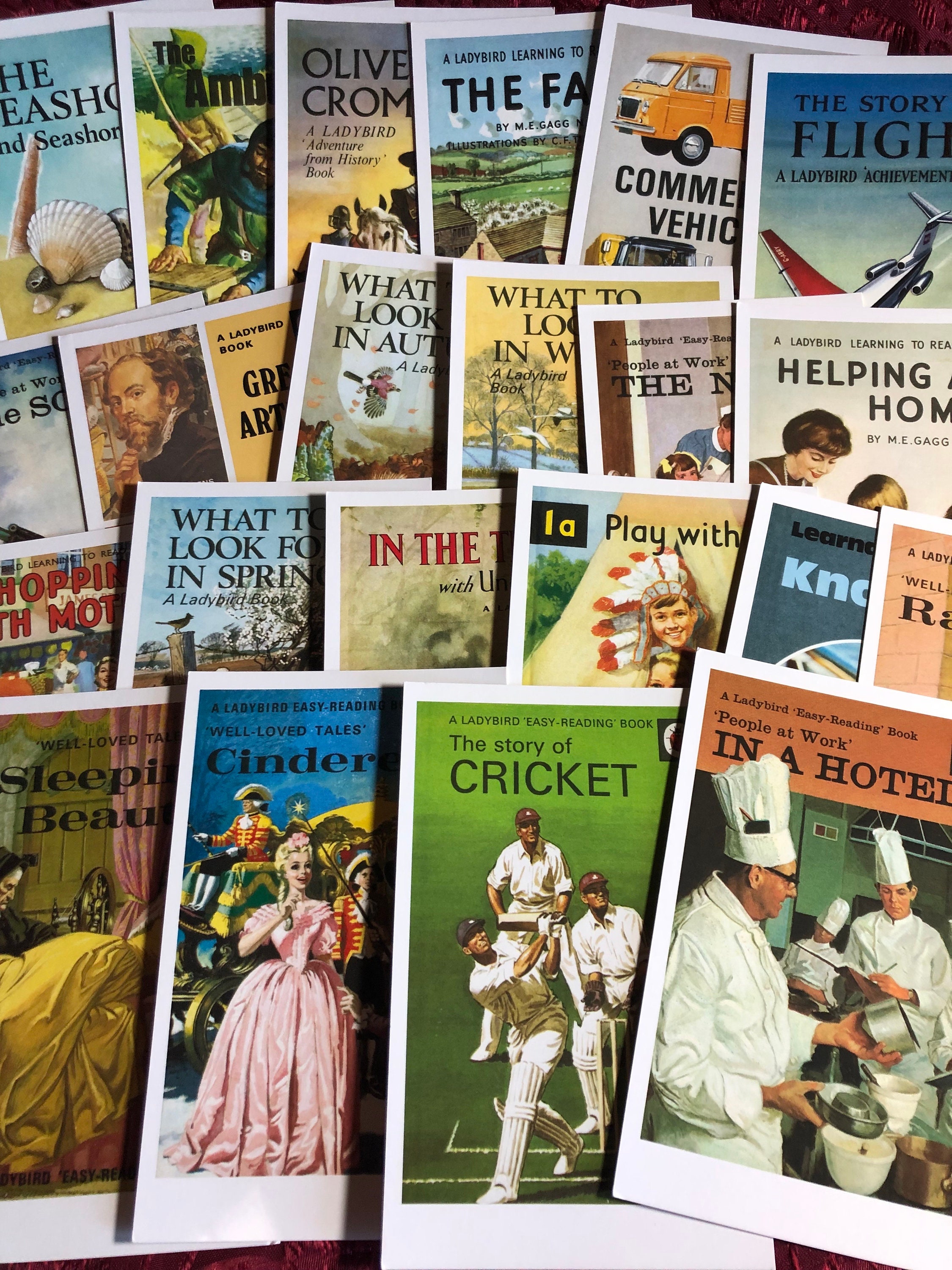 Ladybird Book Cover Postcards, 56 Cards Featuring the Book Covers of ...